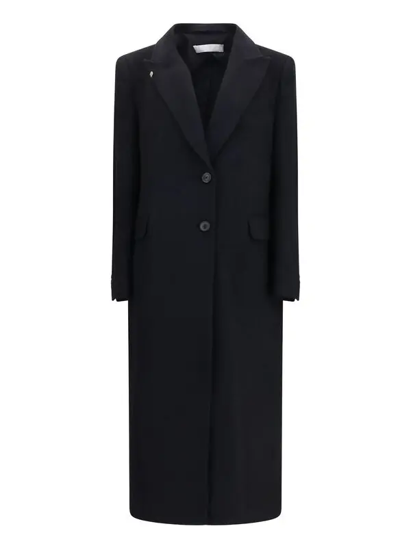 Our Legacy Manta Coat In Mohair And Wool Blend - Black