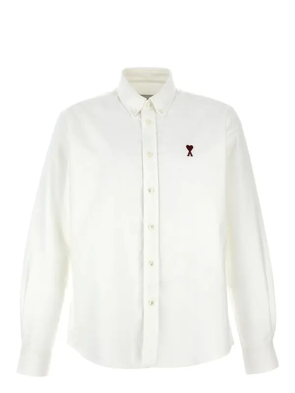 AMI Paris De Coeur' Shirt - Red
