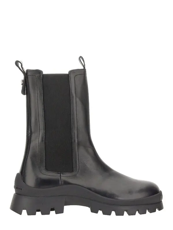 Dsquared2 Leather Boots - Black