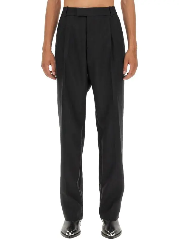 Alexander McQueen Wool Pants - Black