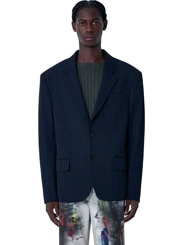 Acne Studios Single-breasted Blazer - Blue