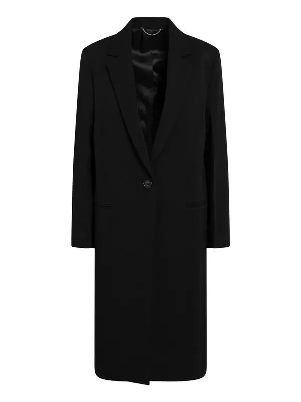 TOTEME Garderob Oversized Wool Coat - Black