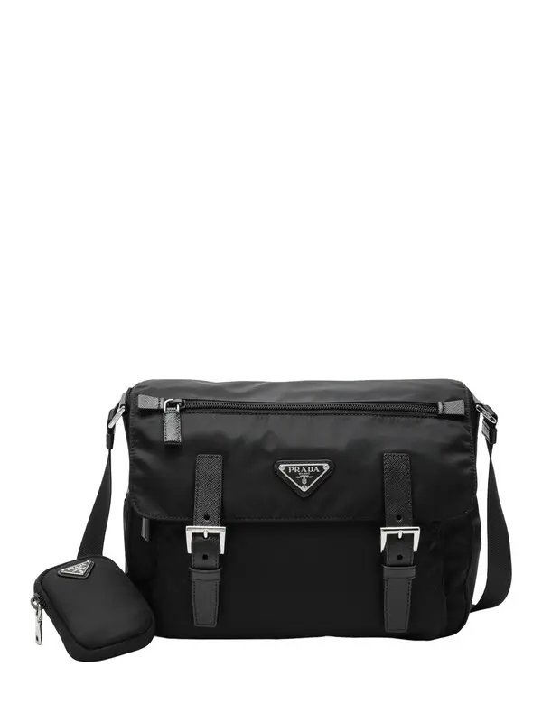 Prada Re-nylon Medium Cross-body Bag - Black