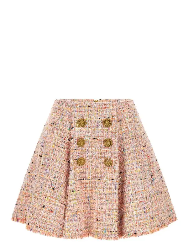 Balmain Skater Skirt - Pink