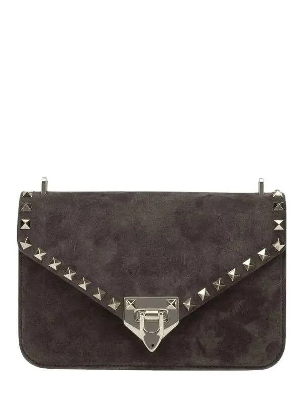 Valentino Garavani Rockstud Crossbody Bag - Brown