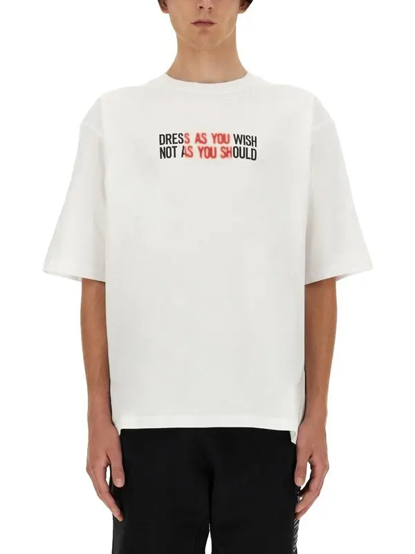 Moschino T-shirt With Logo - White