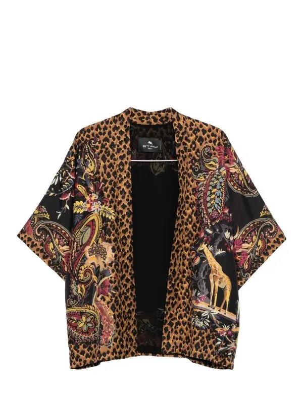 Etro Kesa Silk Jacket - Multicolor