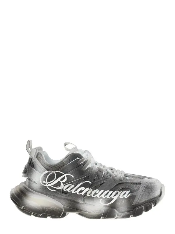 Balenciaga Track Stencil Sneakers - Gray