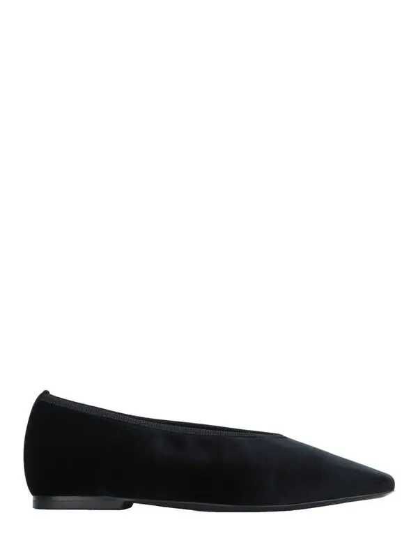 TOTEME Minimalist Velvet Ballerinas - Multicolor