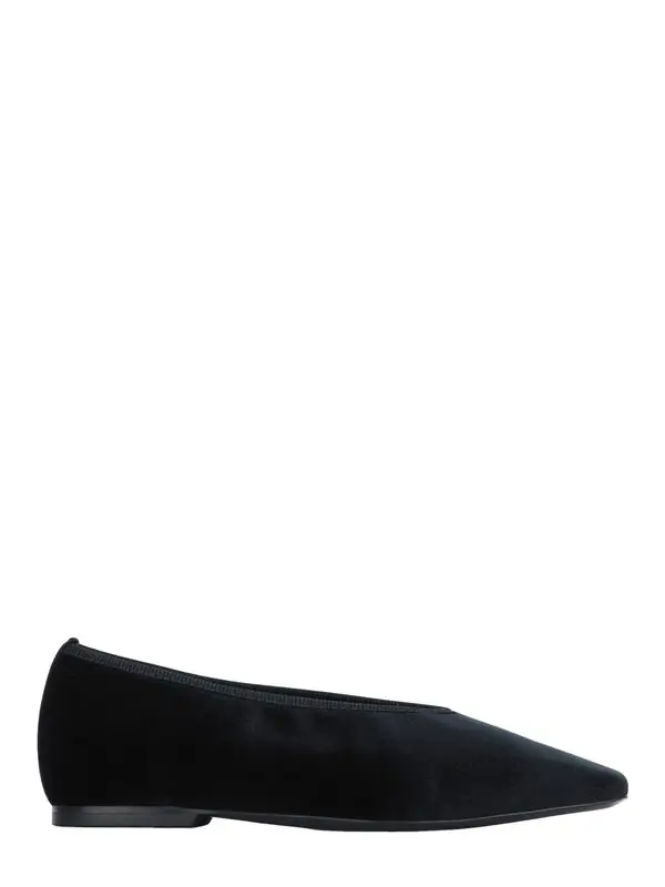 TOTEME Minimalist Velvet Ballerinas - Multicolor