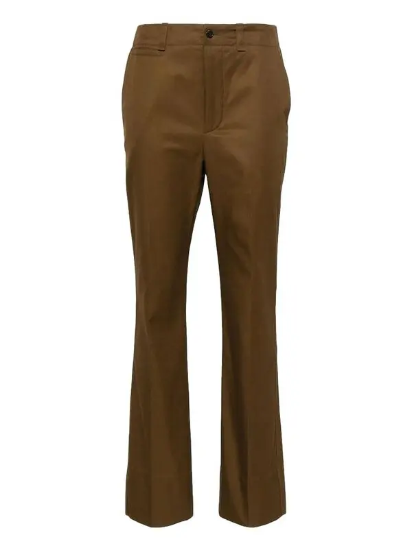 Saint Laurent Straight Trousers - Brown
