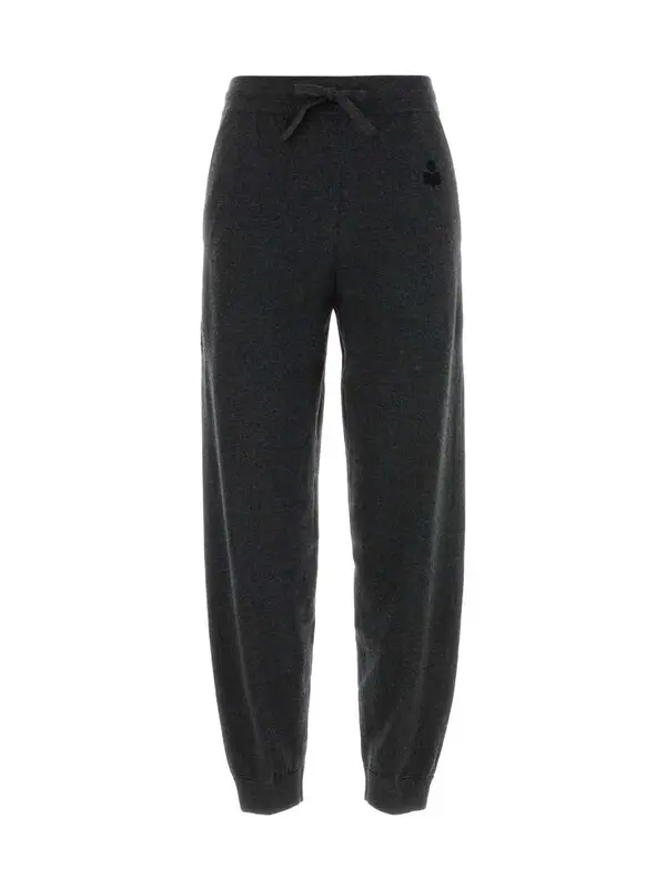 Isabel Marant Étoile Cotton Blend Kira Joggers - Gray