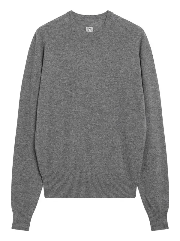 TOTEME Cashmere Crew-neck Sweater - Gray