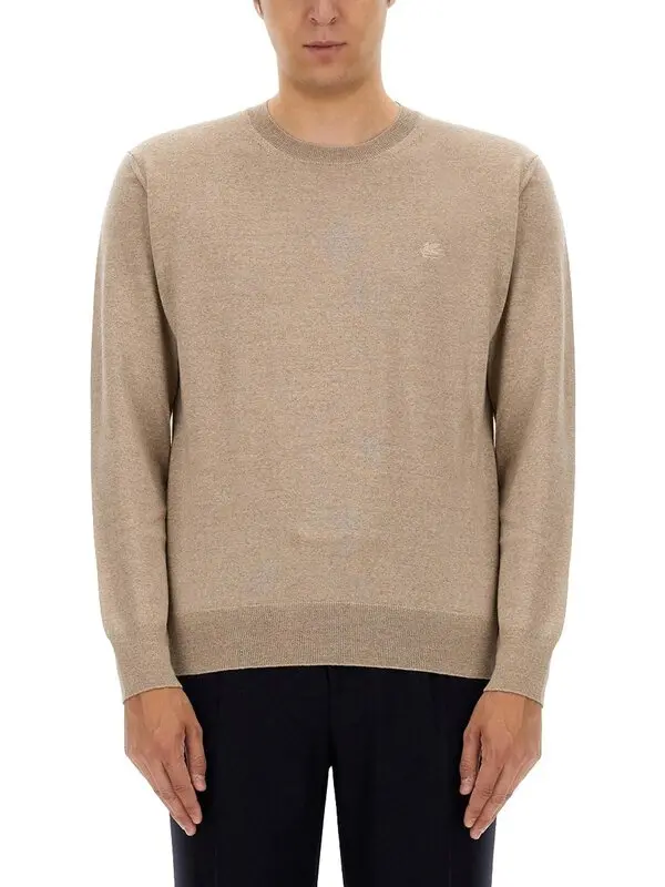 Etro Logo Jersey - Cream