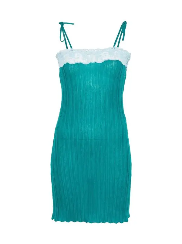 Chloé Wool Knit Mini Dress - Multicolor