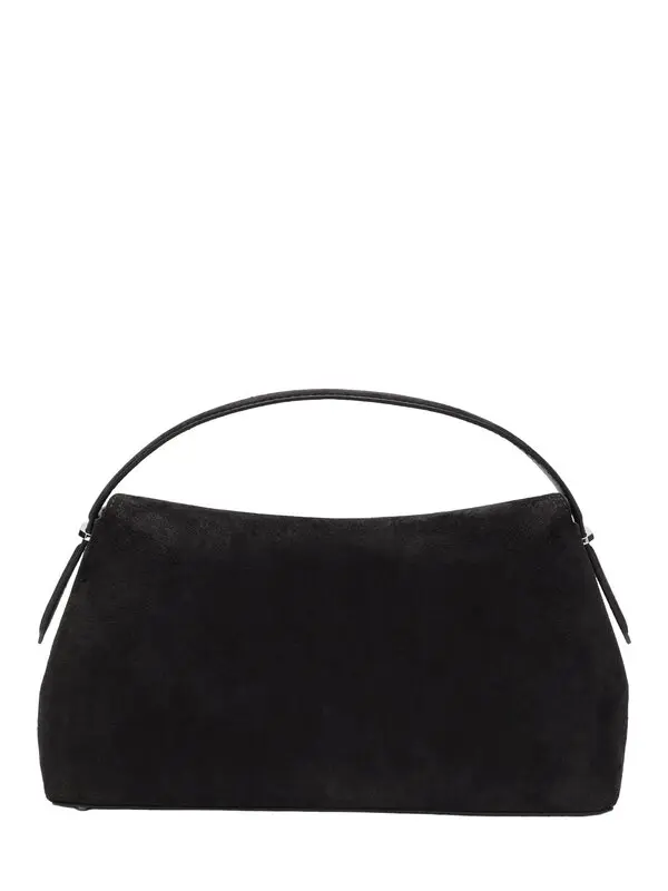 TOTEME T-lock Suede Bag - Brown