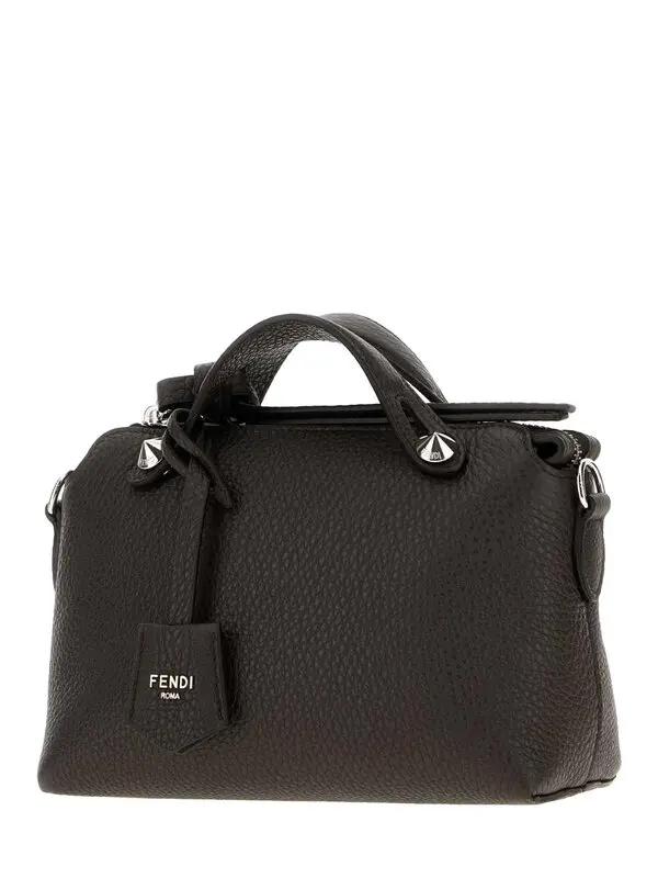 Fendi Dark Leather Mini The Way Soft Handbag - Brown