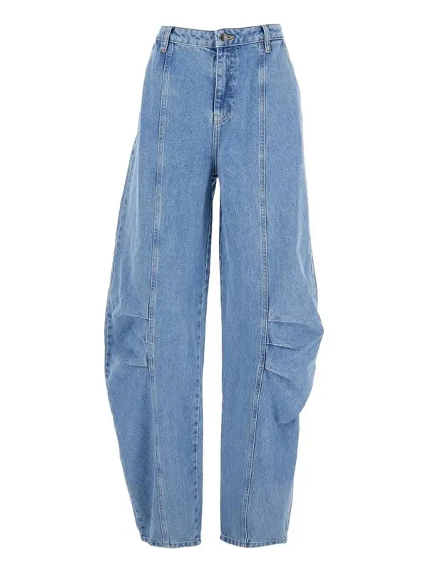 ROTATE BY BIRGER CHRISTENSEN Denim Jeans With Central Stitching - Multicolor