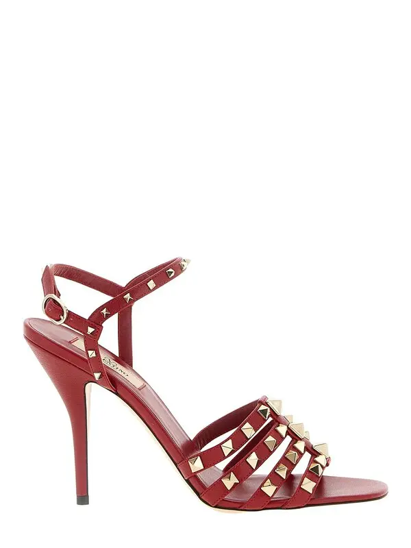 Valentino Garavani Rockstud' Sandals - Red