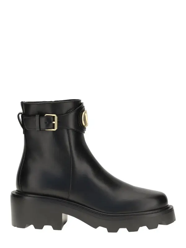 Valentino Garavani Vlogo Signature Ankle Boots - Black