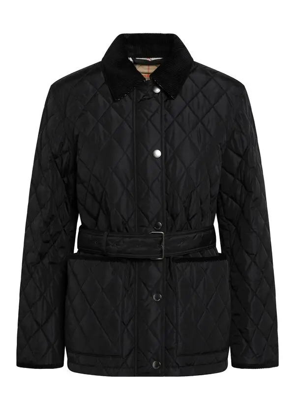 Burberry Quilted Nylon Jacket - Black