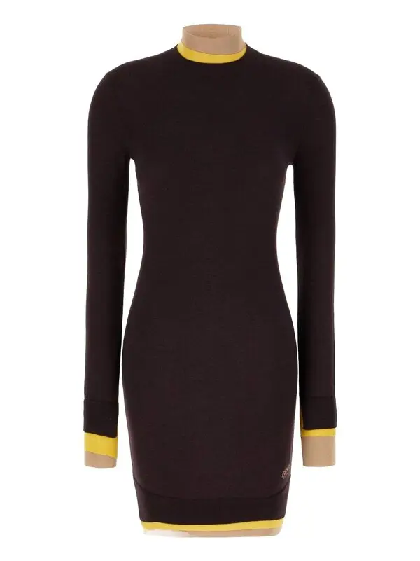 Fendi Long Sleeve Dress - Multicolor