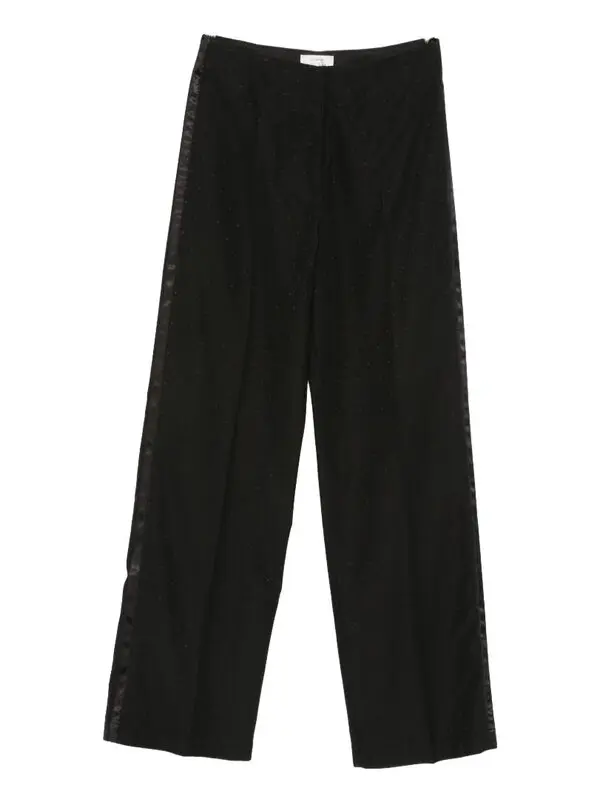 FORTE_FORTE Wool Blend Trousers - Multicolor
