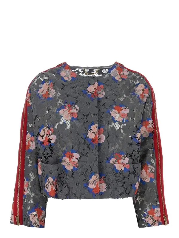 Fendi Printed Lace Blazer - Multicolor