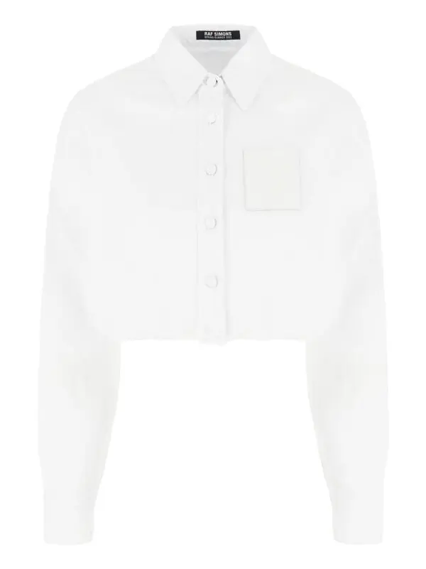 Raf Simons Button Up Cropped Shirt - Multicolor