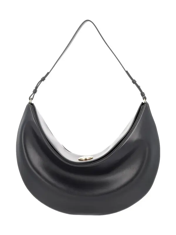Jacquemus Textured Leather Hobo Bag - Black