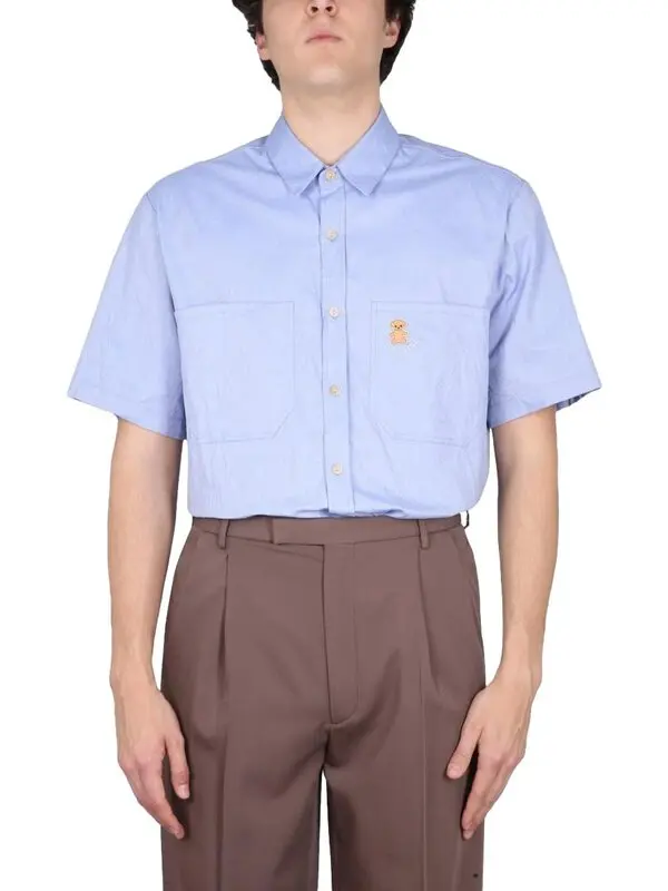 Gucci Shirt With Bear On Pocket - Multicolor