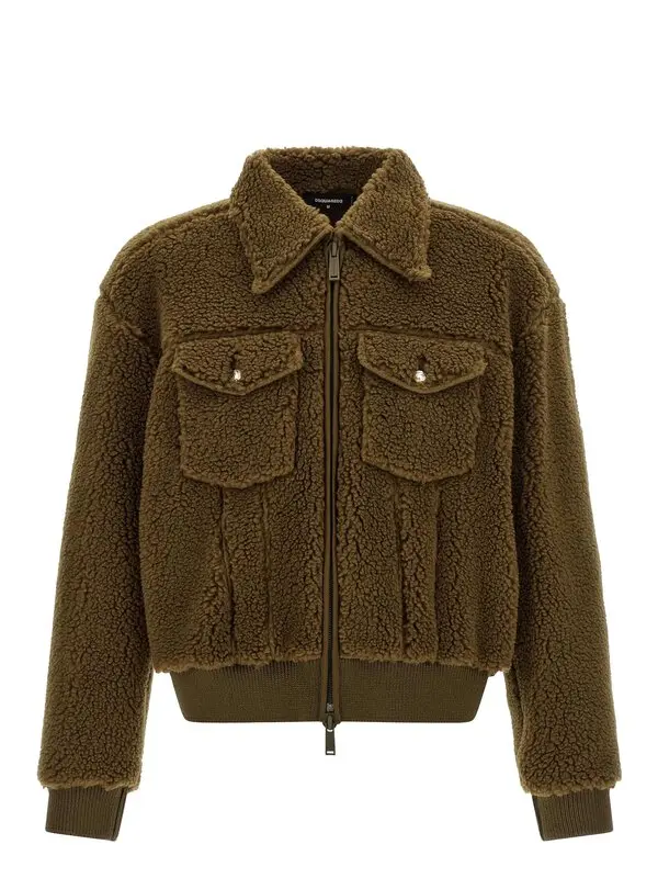 Dsquared2 Teddy' Jacket - Brown