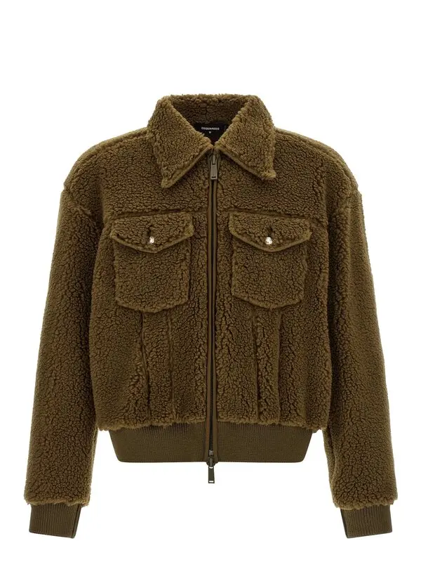 Dsquared2 Teddy Jacket - Brown