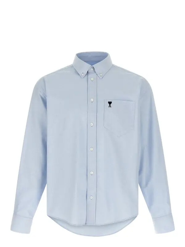 AMI Paris De Coeur' Shirt - Blue