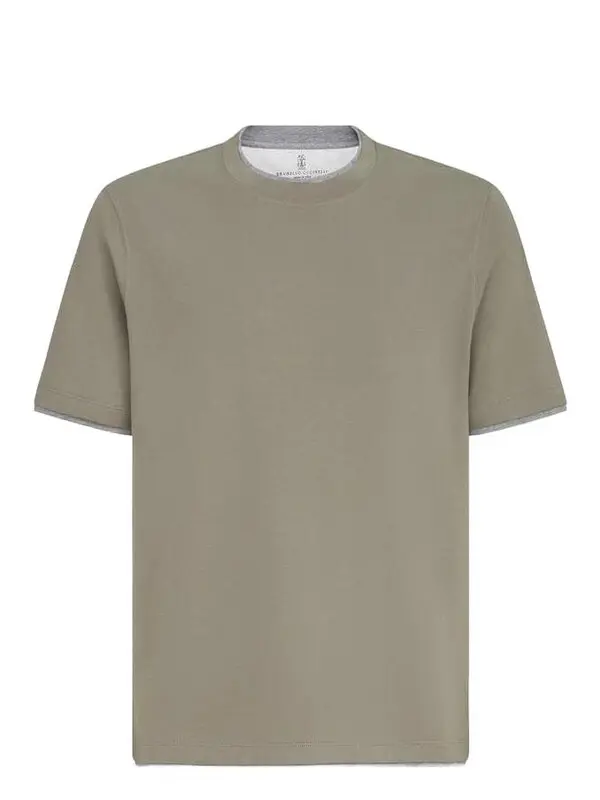 Brunello Cucinelli Grey T-shirts & Vests T-shirts - Gray