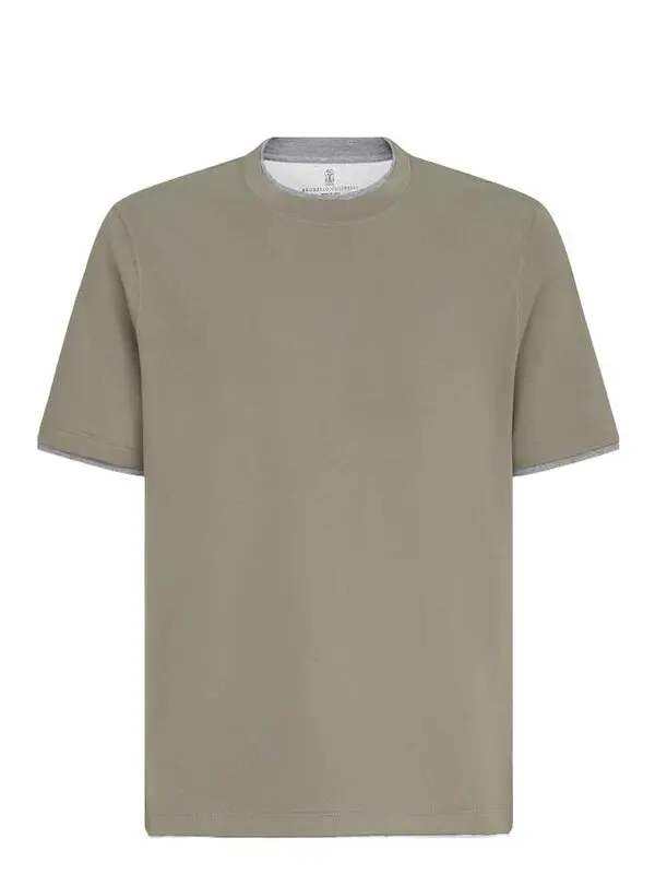 Brunello Cucinelli Grey T-shirts & Vests T-shirts - Gray