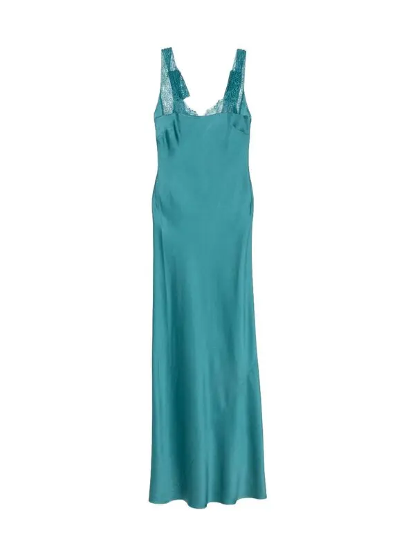FORTE_FORTE Lace Detail Long Dress - Multicolor