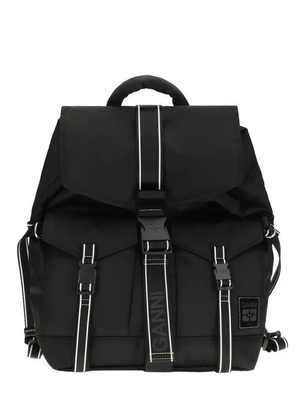 GANNI Re-tech Backpack - Black