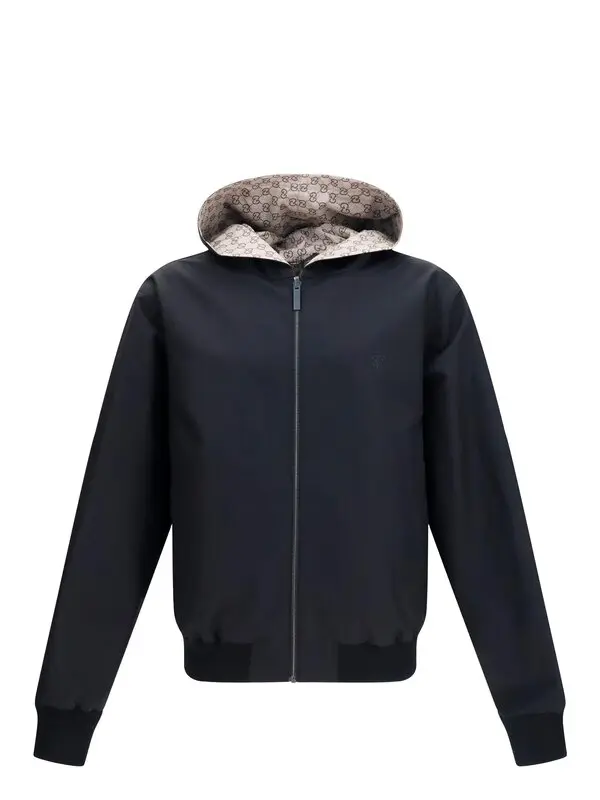 Gucci Reversible Zip Cotton Jacket - Black