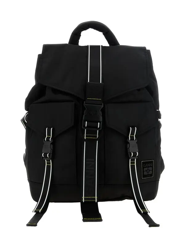 GANNI Re-tech Backpack - Black