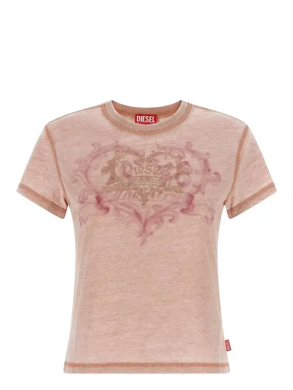 DIESEL® T-ila-aa1 T-shirt - Pink