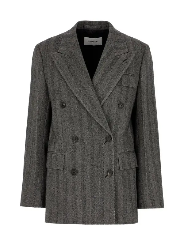 FERRAGAMO Clothing Blazers & Gilets - Multicolor