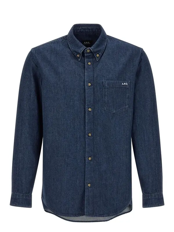 A.p.c. New Greg' Shirt - Blue