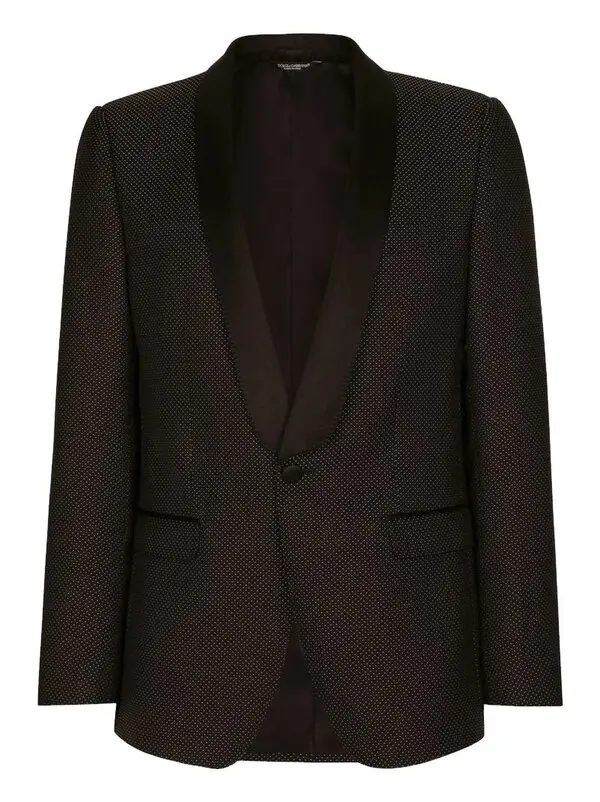 Dolce & Gabbana Silk Blend Suit - Black