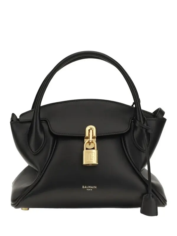 Balmain Small Pulse Day Handbag - Black