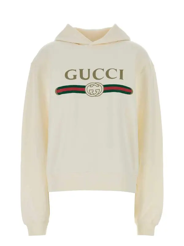 Gucci Cotton Blend Sweatshirt - Yellow