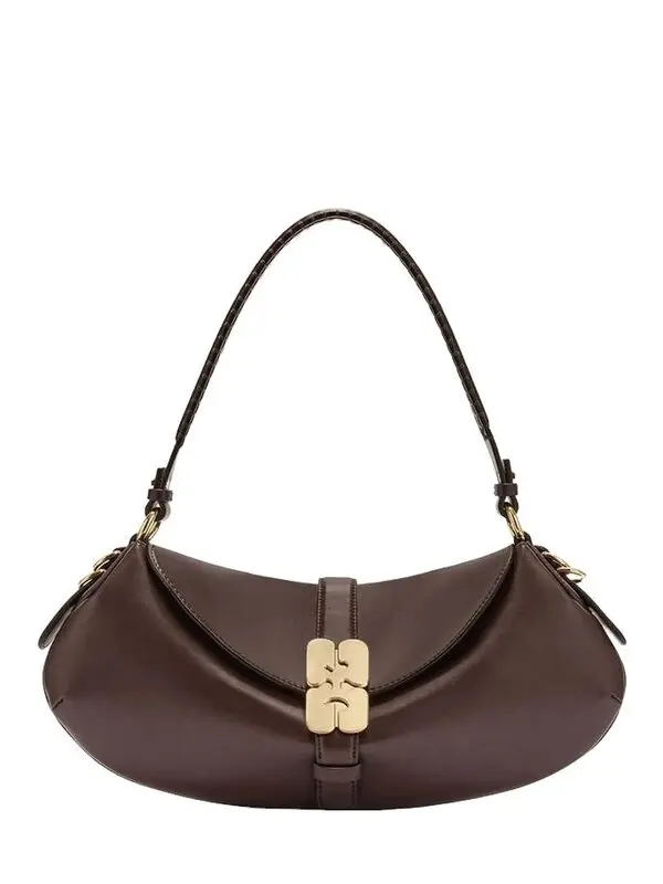 GANNI Shoulder Bag - Brown