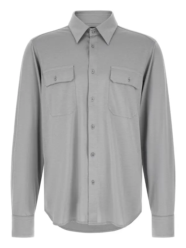 TOM FORD Military Shirt - Gray