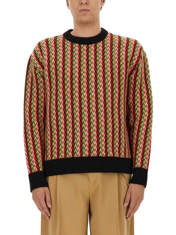 LANVIN Merino Wool Sweater - Multicolor
