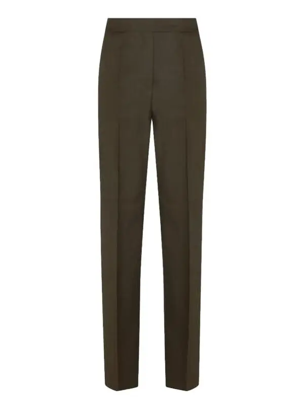 Max Mara Trousers Tailored Trousers - Brown